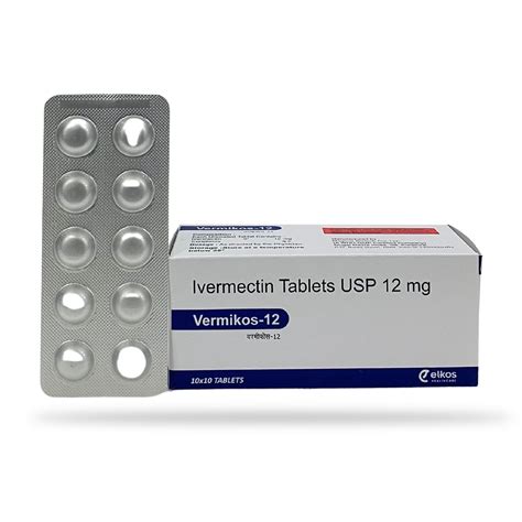 Ivermectin Tablets Usp 12mg At ₹ 2850box In Barwala Id 26537850348