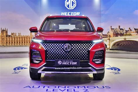 Mg Hector Facelift First Look New Features Same Powertrain Autocar