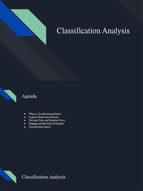 Classification Analysis Pdf Statistical Classification Regression
