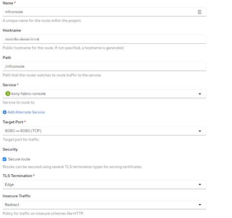 configuration and setup for fabric on openshift