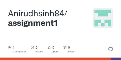 Github Anirudhsinh84assignment1