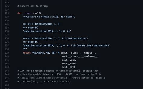 Python Object Representation String