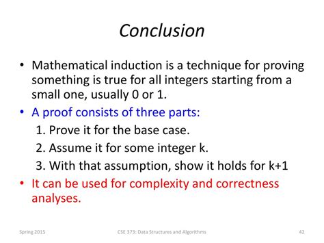 Cse373 Data Structures And Algorithms Lecture 2 Proof By Induction