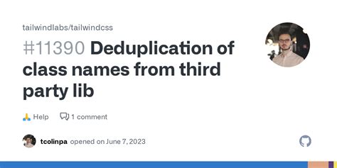 Deduplication Of Class Names From Third Party Lib · Tailwindlabs