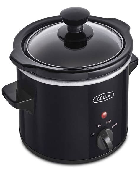 Bella 1 5 Qt Slow Cooker And Reviews Small Appliances Kitchen Macy S