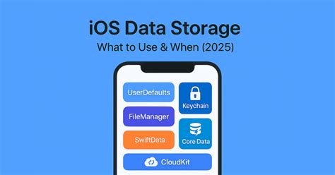 Best Ios Data Storage Options 2025 Userdefaults Swift Data Realm Keychain And More By