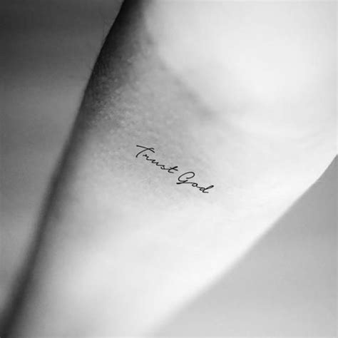 Trust In The Lord Tattoo