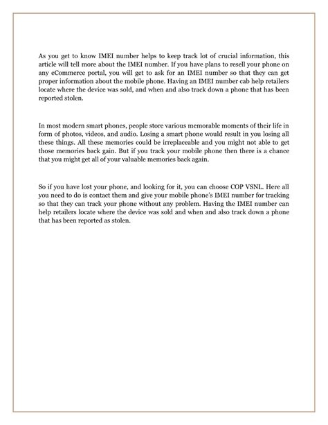 Ppt Why The Imei Number Is So Important Powerpoint Presentation