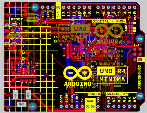 Arduino Uno Chip Layout
