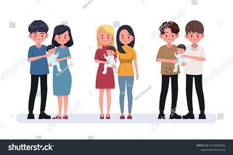 Hundred Same Sex Family Cartoon Royalty Free Images Stock Photos Pictures Shutterstock