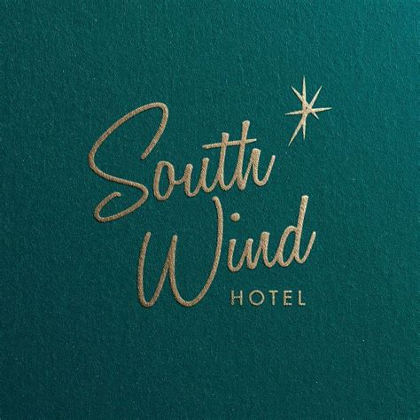 South Wind Hotel Logo By Gretchen Kamp Nyc Midcentury Logo Retro