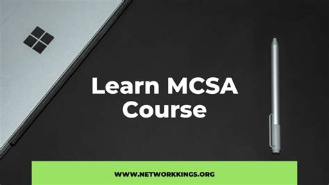 PPT Learn MCSA Course From Network Kings PowerPoint Presentation Free Download ID