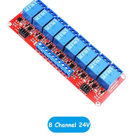 Red Relay Board Module With High Low Level Trigger Optocoupler