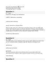 Understanding LGBTQ Affirmative Counseling And Sexual Course Hero