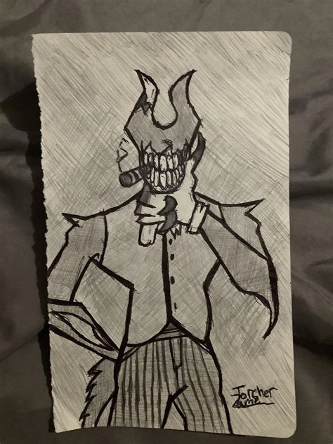 Ink Demon Loves His Suit Rbendyandtheinkmachine