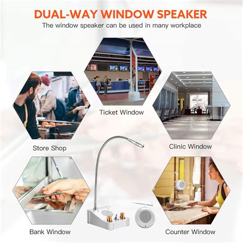 Window Intercom Dual Way Window Speaker System Int Grandado