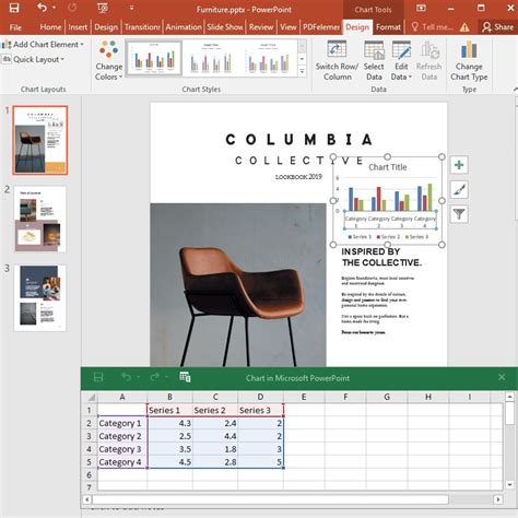 how to insert chart in powerpoint