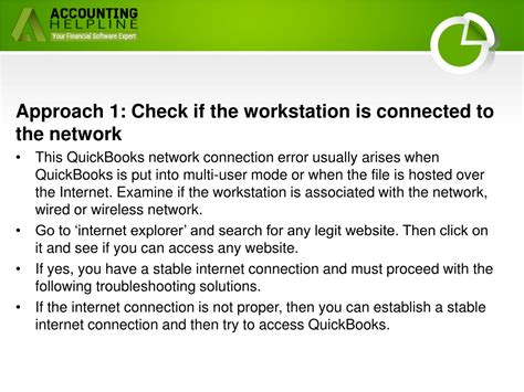 PPT Quick Solutions For QuickBooks Connection Has Been Lost PowerPoint Presentation ID