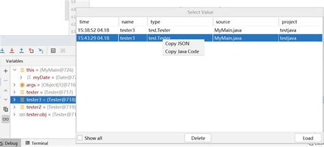 Debug Variable Save Load Intellij Ides Plugin Marketplace