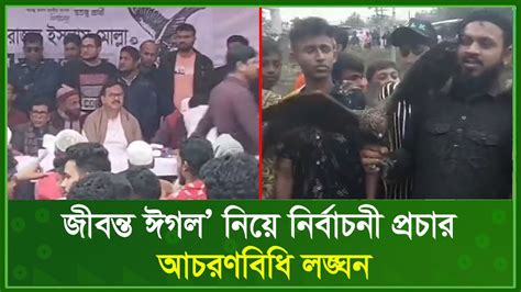 ‘জীবন্ত ঈগল নিয়ে নির্বাচনী প্রচার আচরণবিধি লঙ্ঘন Views Bangla Youtube