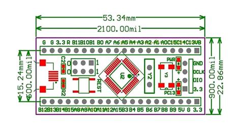 Stm32f103c8t6 Microcontroller Board Module For Arduino Diy Kit Ch32f103c8t6 Usb Type C