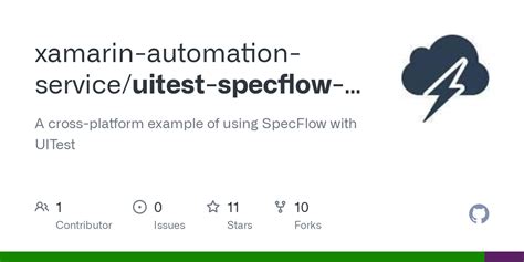 Github Xamarin Automation Serviceuitest Specflow Example A Cross