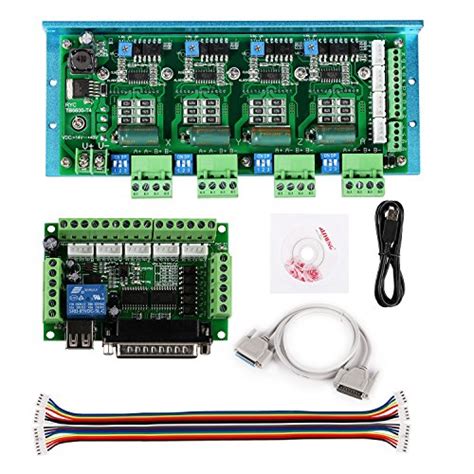 Sainsmart Cnc Router 4 Axis Kit Tb6600 4 Axis 4 5a Stepper Motor Driver Board Mach3 5 Axis