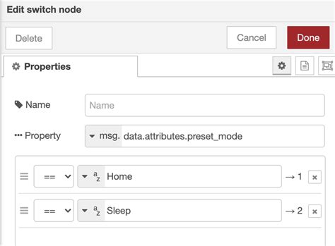 Node Red Getting Thermostat Attributes Node Red Home Assistant