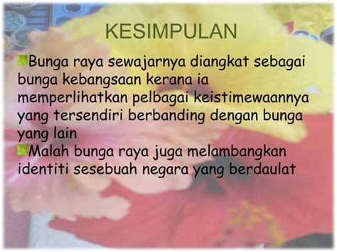 Bunga Raya Ppt