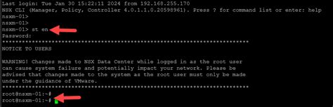 Accessing The Root Privileged Mode From The Nsx Cli Dpc Virtual Tips