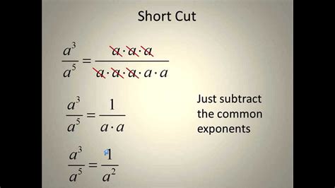 Dividing Monomials Simplifying Math Youtube