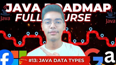 Data Types In Java Java Full Course From Scratch Youtube