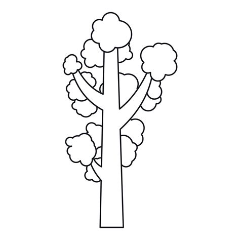 Tree Icon Outline Style 14682096 Vector Art At Vecteezy