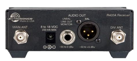 Lectrosonics R400a Digital Hybrid Wireless Diversity Uhf Receiver