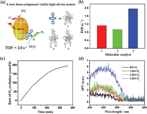 A Illustration Of Visible‐light‐driven Water Oxidation System Based On