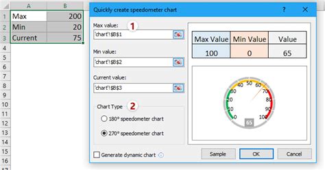 Quickly Create A Speedometer Chart In Excel