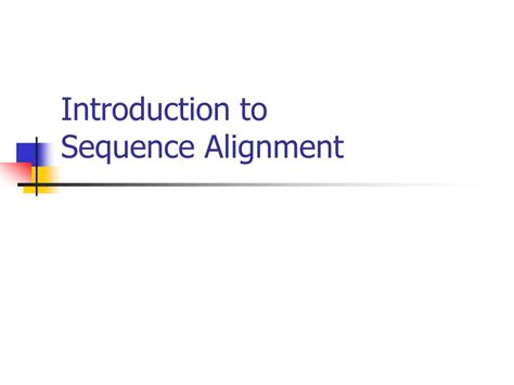 PPT Introduction To Sequence Alignment PowerPoint Presentation Free Download ID 173232