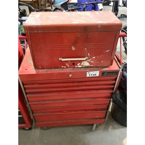 Rolling Snap On Tool Chest With Contents And Extra Tool Chest No Key