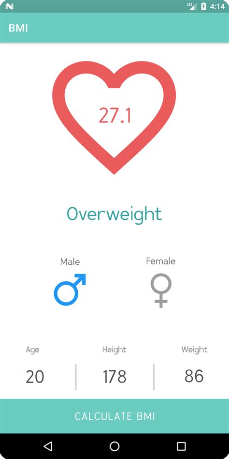 Github Amirkordlubmicalculatorkotlin Bmi Calculatorbody Mass