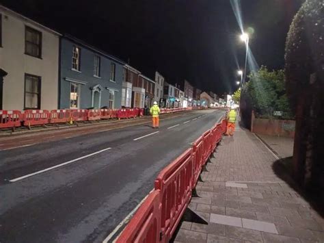 Major Overnight Exeter Road Closure Works Extended Devon Live