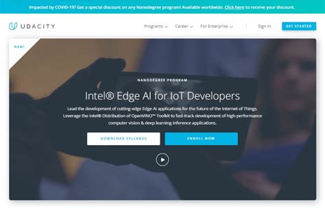 인텔 유다시티와 Iot 및 Ai 개발자 위한 엣지 인공지능 교육 프로그램 발표
