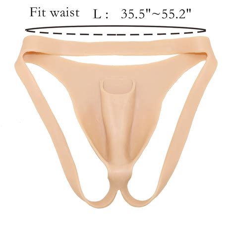 Silicone Gaff Panty Fake Vagina Girl Underwear Transgender Thong