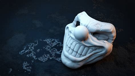 Sweet Tooth Inspired Clown Mask 3d Print Model Etsy