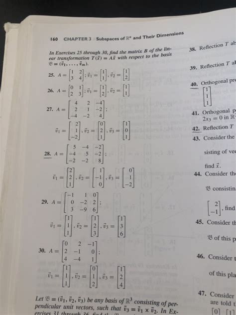 Solved 160 Chapter 3 Subspaces Of R And Their Dimension 38