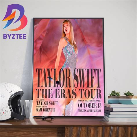 Taylor Swift The Eras Tour Movie Official Poster In Cinemas October