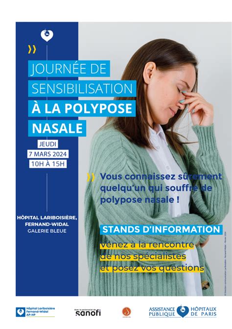 Affichejournée Polypose Nasale2024lrb Hôpital Lariboisière