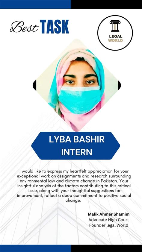 Legal World 4 U On Linkedin Best Research Work By Lyba Bashir On Environmental Law And Climate