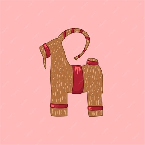 Premium Vector Julbock Yule Goat Illustration Background
