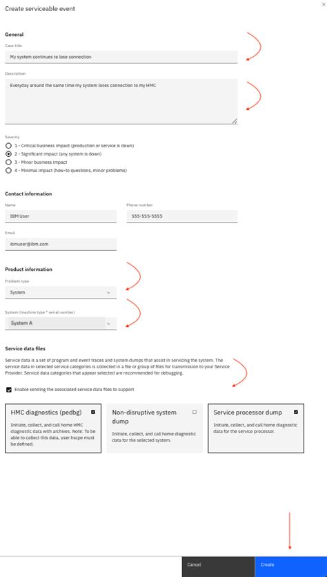Creating Serviceable Events For Hmc V11r1m1110 And Higher