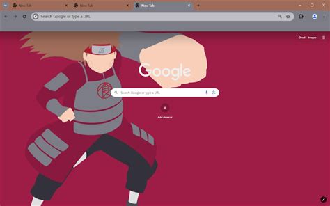 Naruto Minimalist Theme Chrome Extensionandtheme